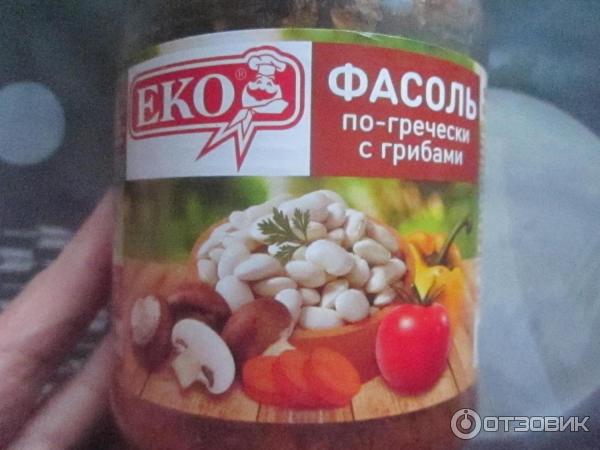 Отзыв о Фасоль с грибами по-гречески "ЕКО" | Достаточно вкусная ...
