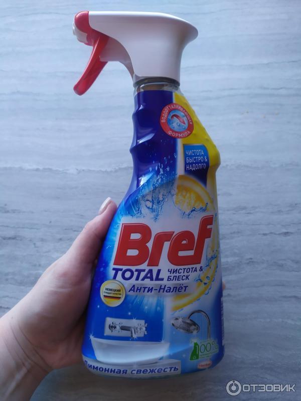 Отзыв о Чистящее средство распылитель Bref Total "Чистота и Блеск" Анти ...