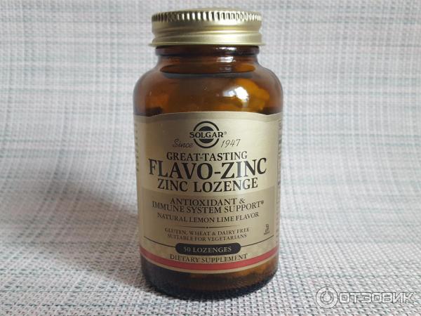 Отзыв о БАД Solgar Flavo-Zinc Lozenges | Пастилки - необычный способ ...