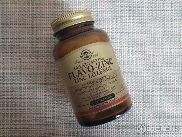 Отзыв о БАД Solgar Flavo-Zinc Lozenges | Пастилки - необычный способ ...