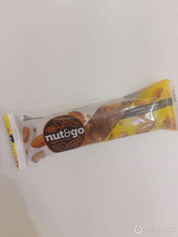 Отзыв о Миндальный батончик Nut n Go | Для любителей миндаля!