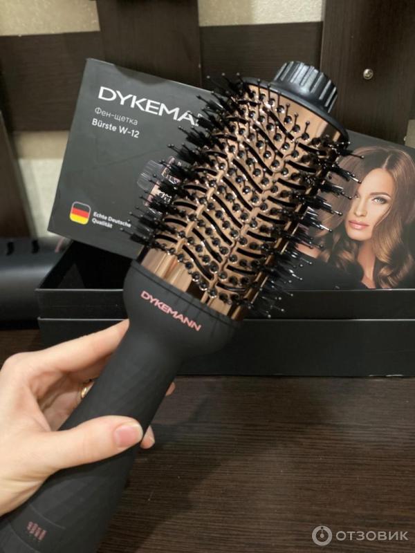 Отзыв о Фен-щетка Dykemann Burste W-12 | Бережно относится к волосам ...
