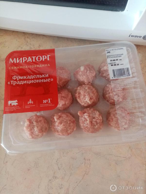 Отзыв о Фрикадельки Мираторг "Традиционные" | Очень выручают, когда не ...