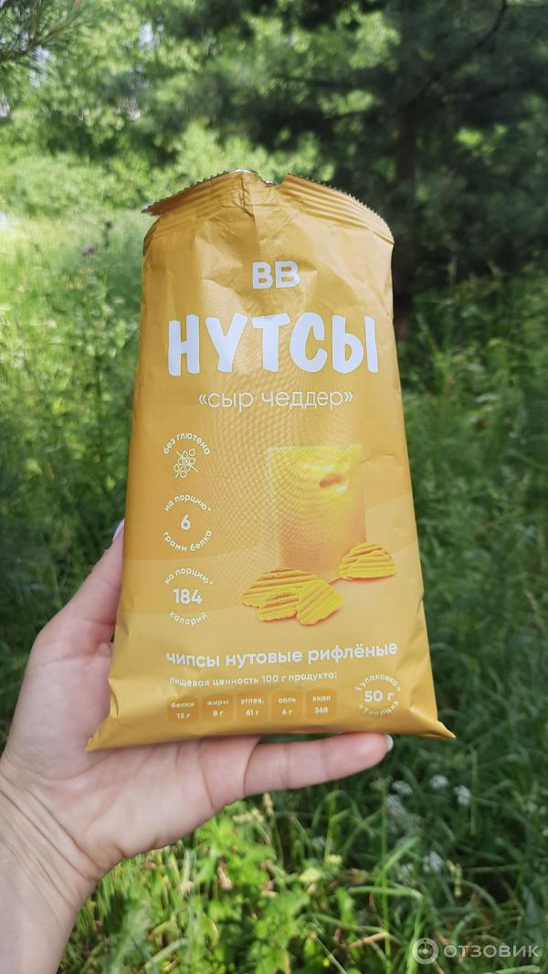 Отзыв о Чипсы нутовые Don Shelldon "Нутсы" сыр Чеддер | Очень вкусные ...