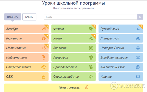 Отзыв о Interneturok.ru - бесплатные видеоуроки по предметам школьной программы | Мое общее ...