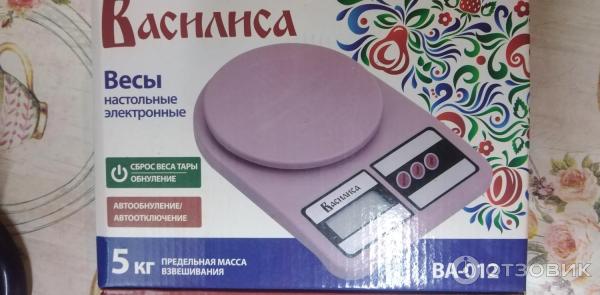 Отзыв о Весы электронные настольные Василиса - 012 | Всегда под рукой