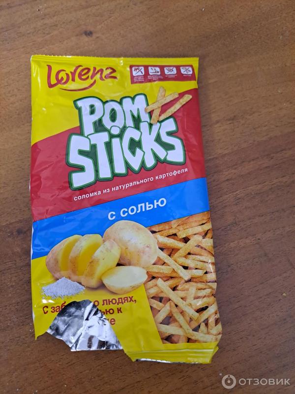 Отзыв о Соломка из цельного картофеля Lorenz "Pomsticks" | Натуральный ...