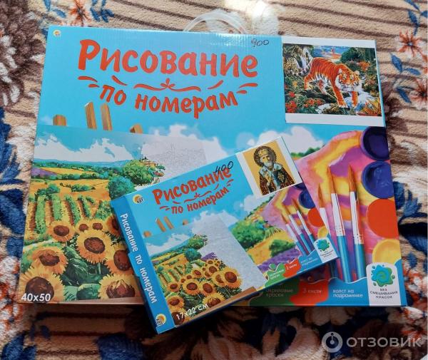 Отзыв о Рисование по номерам Рыжий Кот | Хорошие наборы, купила сразу два.