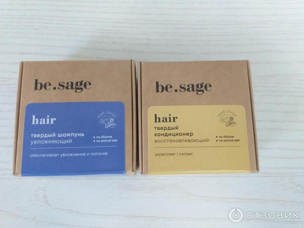 Отзыв о Твердый кондиционер для волос Be.sage "Восстанавливающий ...