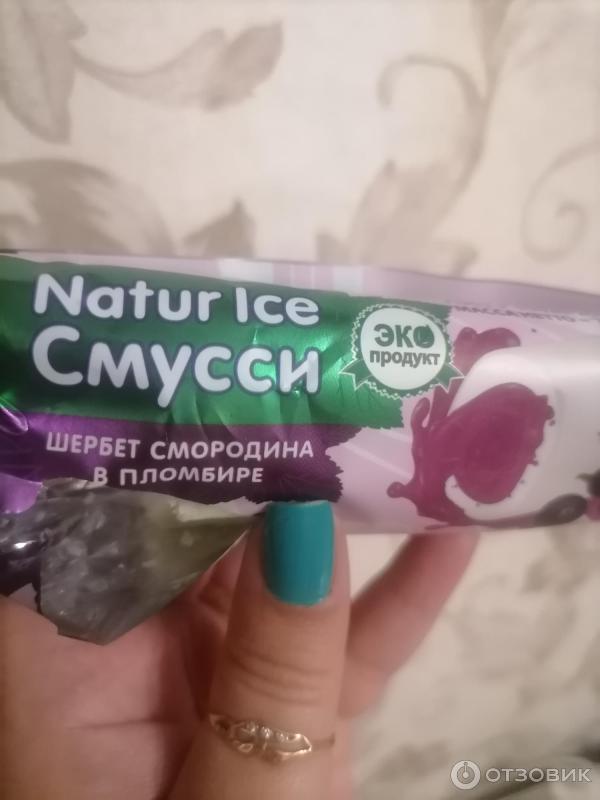 Отзыв о Мороженое Петрохолод Natur Ice "Смусси щербет смородина в ...