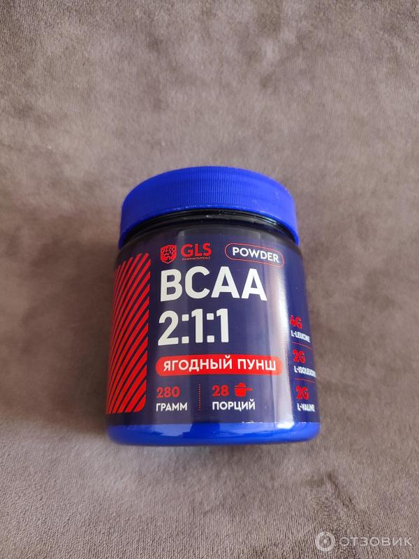 Отзыв о Аминокислоты для набора массы GLS pharmaceuticals GLS BCAA 2:1: ...