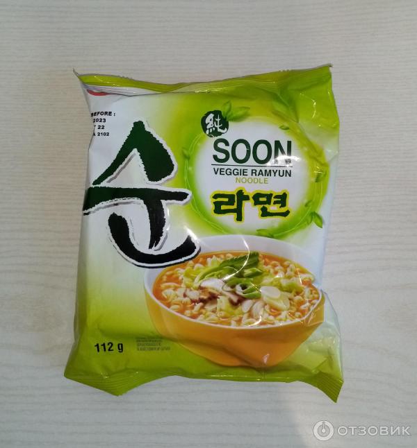 Отзыв о Лапша быстрого приготовления Nongshim Сун Веги с овощами ...