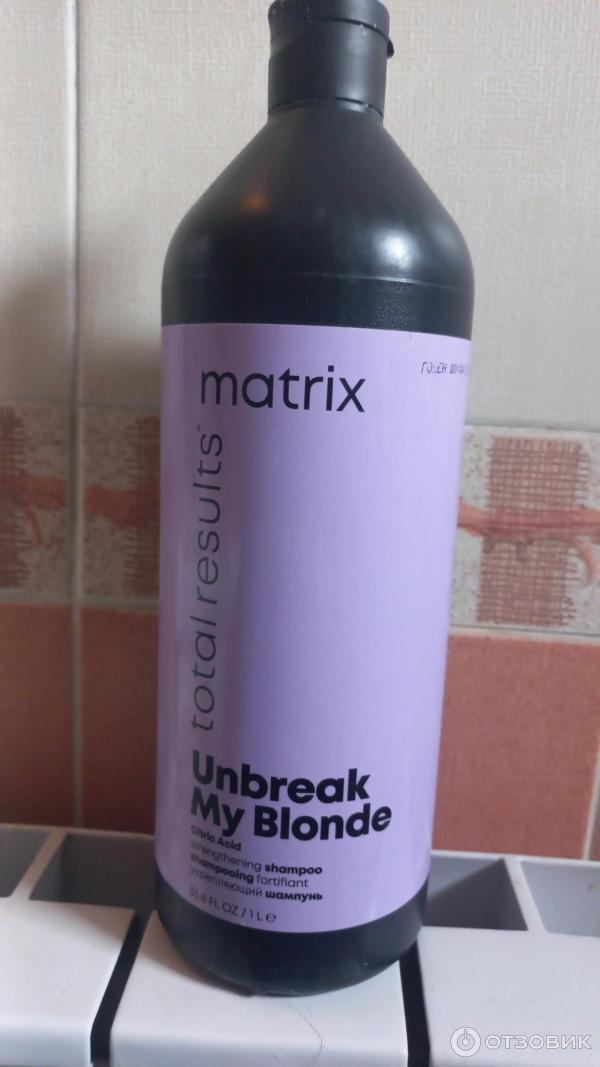 Отзыв о Шампунь и кондиционер Matrix Unbreak My Blonde | Для ...