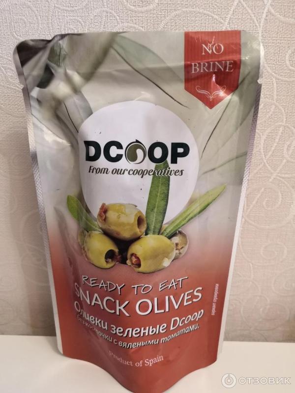 Отзыв о Оливки зеленые без косточки Dcoop | Интересное сочетание оливок ...