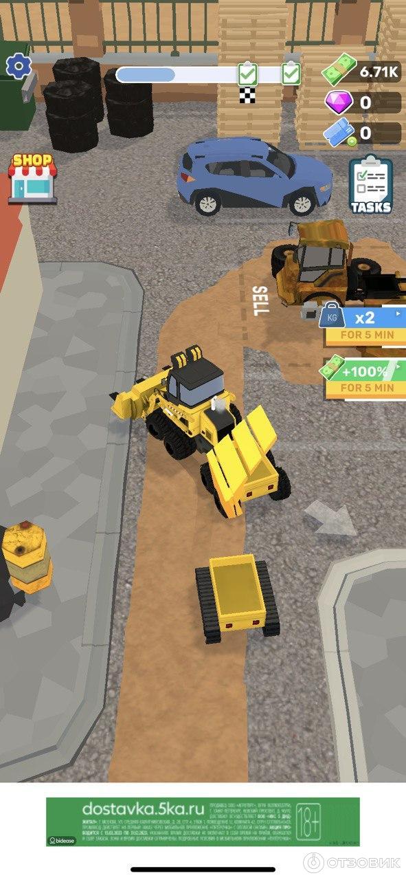 Отзыв о Dozer Demolish: City Tear Down - игра для iOS | Разрушаем все