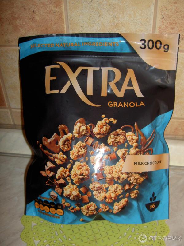Отзыв о Хрустящая гранола-мюсли Kellogg's Extra с молочным шоколадом ...