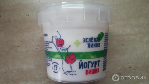Отзыв о Йогурт "Зеленая линия" | Приятный на вкус с натуральным составом.