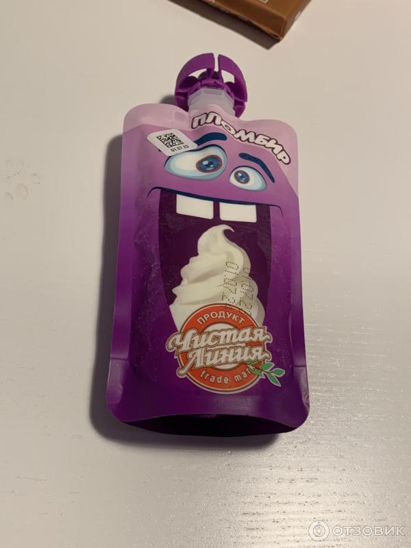 Отзыв о Мороженое пломбир "Чистая Линия" Ванильное | Просто вкусное ...