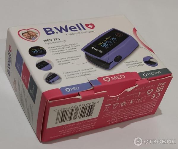 Отзыв о Пульсоксиметр B.Well MED-325 | Отличный пульсоксиметр для всех ...