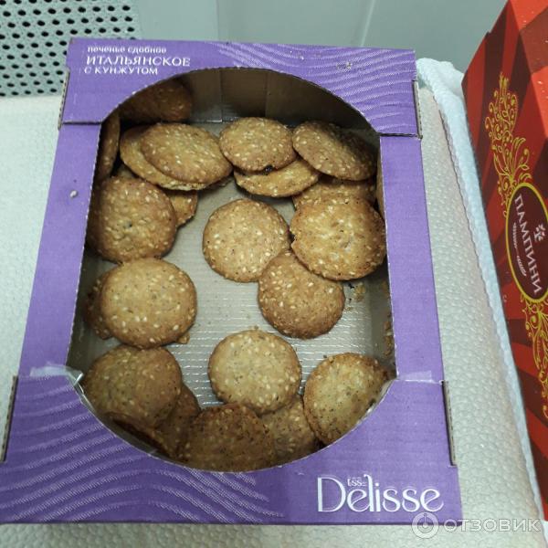 Отзыв о Печенье сдобное итальянское с семенами кунжута Delisse ...