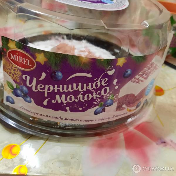 Отзыв о Торт Mirel "Черничное молоко" | На очень большого любителя...