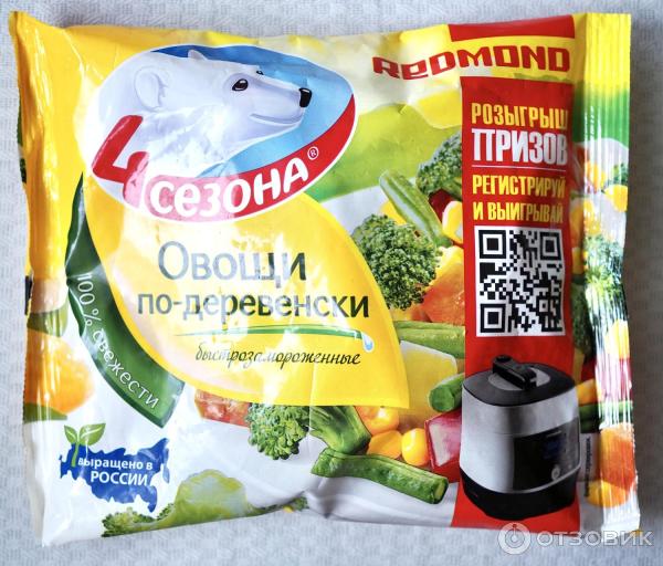 Отзыв о Овощи замороженные 4 сезона "Овощи по-деревенски" | Побывать в ...