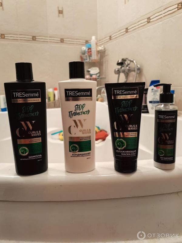 Отзыв о Увлажняющая маска для волос Tresemme Stop Пушистость Curls ...